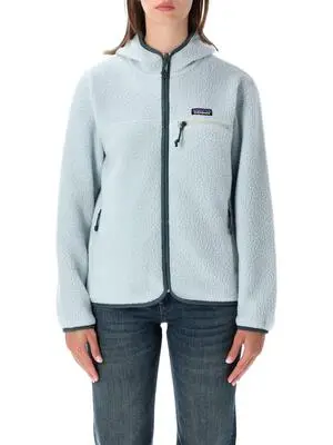 Patagonia Retro Pile Full-zip Hoodie - Virtually Blue