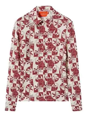 La DoubleJ Geometric-print Shirt Multicolor