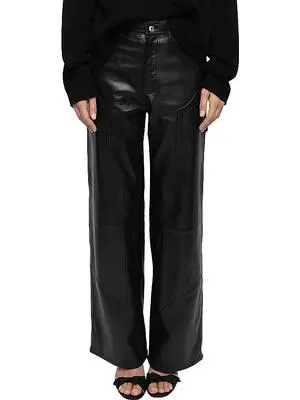 ZADIG&VOLTAIRE Perya Leather Wide Pants