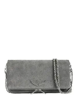 Zadig&Voltaire Rock Suede Shoulder Bag Road