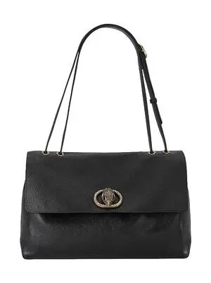 Kurt Geiger Chelsea Slouch Large Leather Shoulder Bag - Black