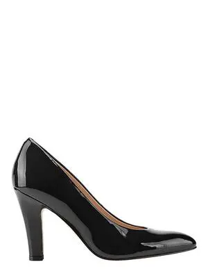 MARC FISHER LTD. Lianne Patent Leather High Heel Pumps - Black