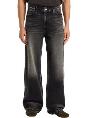 PACSUN Clayton Extreme Baggy 32 Jeans - Black