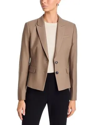 Hugo Boss Jia Peak Lapel Slim Blazer - Walnut