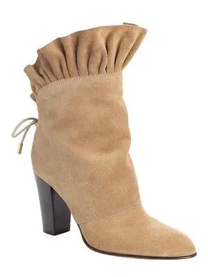 Chloé Anouk Suede Ankle Boots - Pottery Grey
