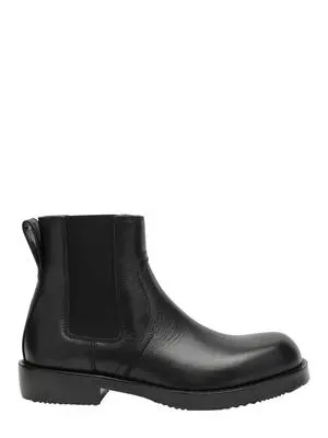 Dries Van Noten Leather Chelsea Boots - Black