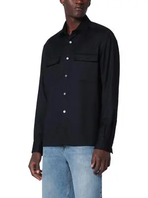 XACUS Wool Shirt - Blue