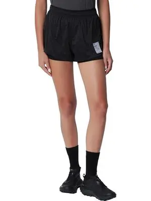 SATISFY Black TechSilk 3" Shorts