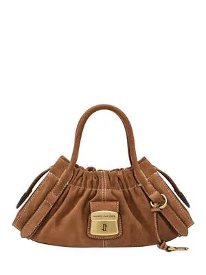 Marc Jacobs Small Copper Cristina Bag In Suede - Brown