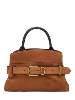 Marc Jacobs Dakota The Small Satchel Copper Suede Bag - Brown