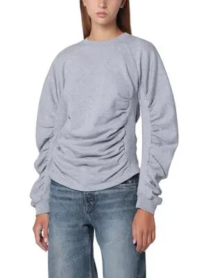 JW Anderson Gray Mélange Sweatshirt In Cotton - Grey
