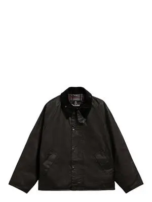 Barbour Os Transport Waxed Jacket - Black