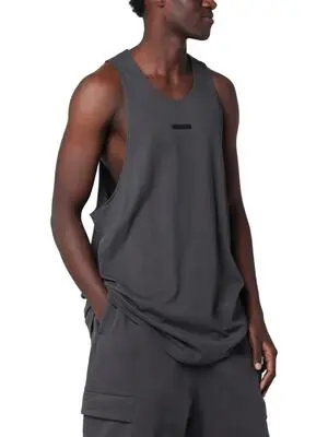 Fear Of God Essential Iron Cotton Tank Top - Grey