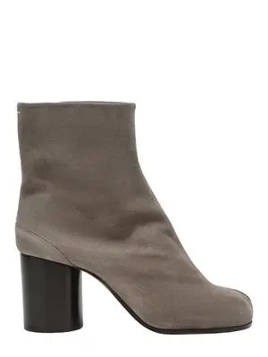 MAISON MARGIELA Taupe Suede Tabi Ankle Boots Beige