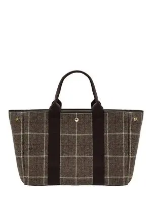 Rue De Verneuil Traversée M Flannel Bag - Brown