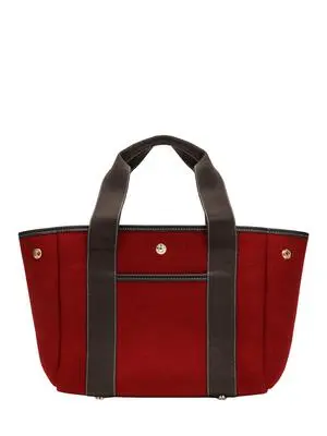 Rue De Verneuil Traversée S Pocket Flannel Bag - Red