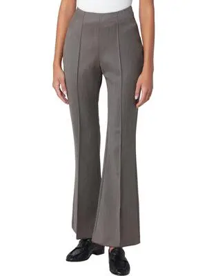 THE FRANKIE SHOP Dessa Mélange Wool Trousers - Beige