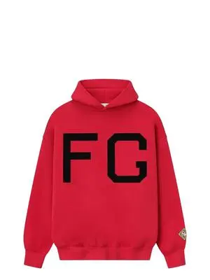Fear Of God Fg Monarchs Hoodie - Red