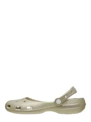 CROCS Classic Metallic Ballet Flats - Gold