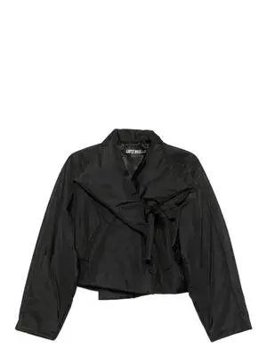 LUTZ HUELLE Bow-detail Cropped Jacket