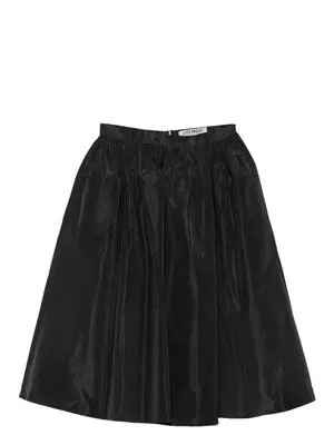 LUTZ HUELLE Glory Pleated Midi Skirt - Black