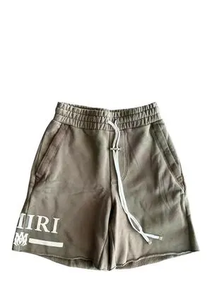 Amiri Logo-print Shorts - Brown