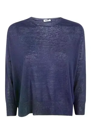 BASE MILANO Fine-knit Drop-shoulder Sweater