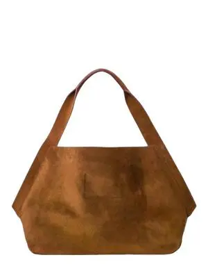 Shinola Derby Suede Shoulder Bag - Brown