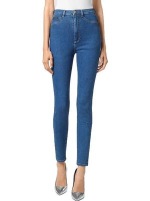 Philipp Plein Super High Waist Jegging Iconic Plein - Quietmedium