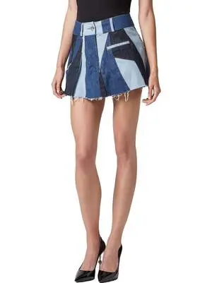 PHILIPP PLEIN Denim Mini Skirt Women