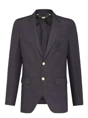 BILLIONAIRE Blazer Super Slim Fit Double B - Darkblue