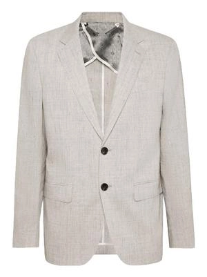 BILLIONAIRE Linen Blazer Ls Men