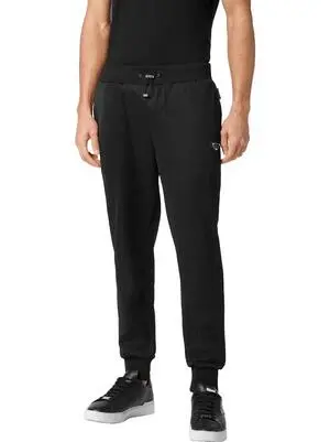 Philipp Plein Jogging Trousers Iconic Plein - Black