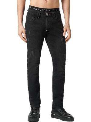 Philipp Plein Jeans Straight Cut - Darkside