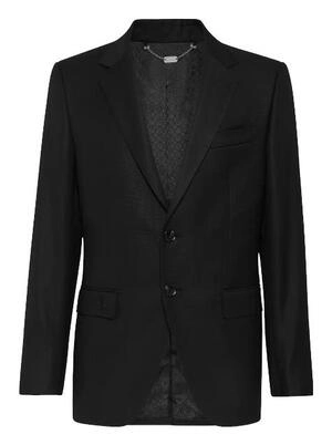BILLIONAIRE Light Wool Blazer - Black