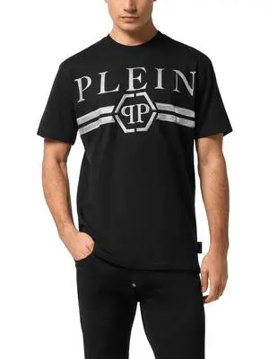 Philipp Plein T-shirt Round Neck Ss - Black