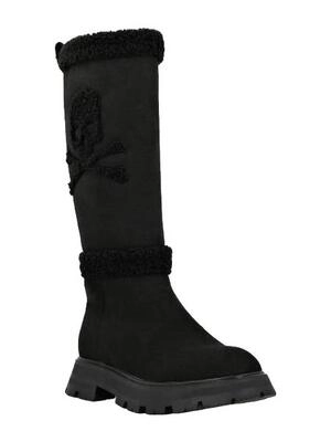 Philipp Plein Boots Mid Flat Skull&bones - Black