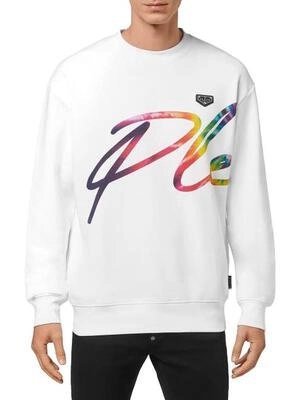 Philipp Plein Sweatshirt Signature - White