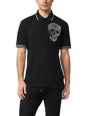 PHILIPP PLEIN Polo T-shirt Crystal Skull Men