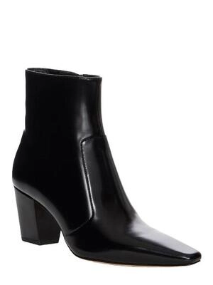 Paige Welsley Leather Bootie - Black