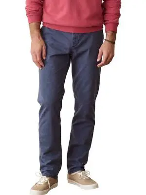 Marine Layer Saturday Slim Twill Chinos - Navy
