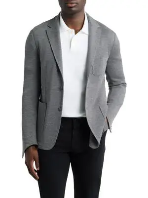 Canali Impeccabile Trim Fit Wool Sport Coat - Grey