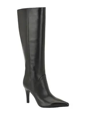 Nine West Korin Wide Calf Knee High Boot - Black