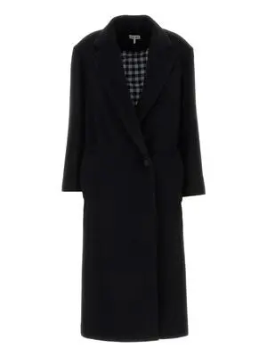 Loewe Inspired Wool-cashmere Blend Jacket - Black