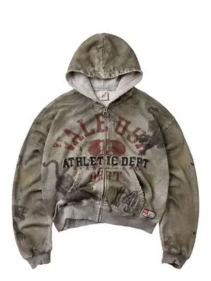 VALE FOREVER Varsity Zip Up - Grey
