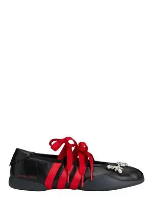 Adidas Wmns Taekwondo Ballerina Simone Rocha 'core Black - Red