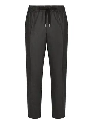 Dolce & Gabbana Wool Jogging Pants - Grey
