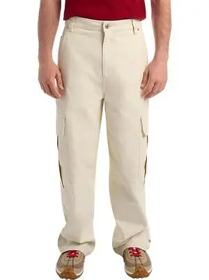 AMI Paris Cargo Baggy Trousers - Ivory