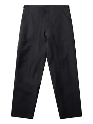 Veilance Casual Trousers With An Adjustable Waistband - Black