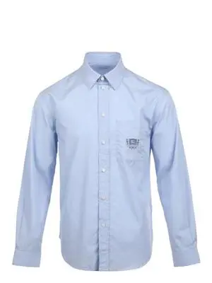 Burberry Long-sleeved Shirt - Blue